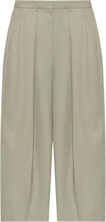 Victoria Beckham Gefaltete Hose - - Trousers - Damen - Gr&uuml;n - M