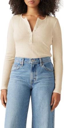 Levi's Dry Goods VACATIONER LS T-Shirt, Oatmeal Heather B027, S Femmes