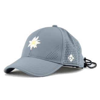 Bavarian Caps Edelwei&szlig; Outdoor V2 Grau Blau Curved