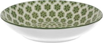 Generico 4er Set Suppenteller Hanami 20 cm Dekoration grün C