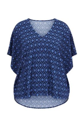 STUDIO UNTOLD Druckbluse Blusenshirt oversized Rauten