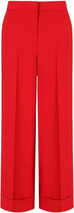 Essentiel Femme, Pantalons, Rouge, Taille: 36 FR Wide Pantalons