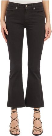 Dondup Femme, Jeans, Noir, Taille: W26 Pantalon &Eacute;vas&eacute; Court