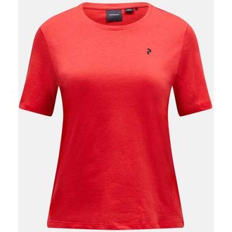 Peak Performance Damen Shirt W Explore Graphic Tee-BRILLIANT RED