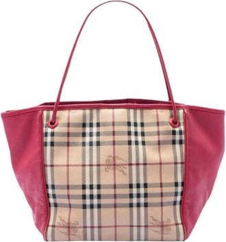Burberry Sac cabas vintage doccasion - Femme - Pre-owned - Multicolore - Taille: ONE Size