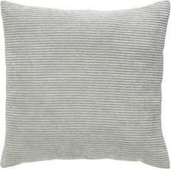 Andiamo Kissen Emy in Cord-Optik - Sofakissen mit Füllung Bezug - Zierkissen Dekokissen Kopfkissen 40 x 40 cm grau