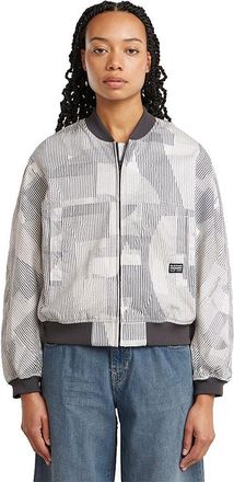 G-Star Damen Summer Bomber Jackets, Mehrfarben (Petrol raw Lines D26004-D386-H066), XS