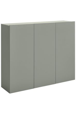 Homin Schuhschrank, Gr&uuml;n, Holzwerkstoff, 12 F&auml;cher, 120x100x34 cm, Typenauswahl, Beim&ouml;bel erh&auml;ltlich, h&auml;ngend, Garderobe, Schuhaufbewahrung, Schuhschr&auml;nke