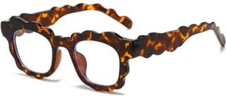 Generic Lunettes de soleil tendance rétro punk ondulées pour femmes nuances fraîches hommes lunettes de soleil classiques irrégulière élégante lunettes Uv400,