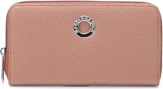 Mandarina Duck Mellow Leather Wallet, Accessoire de Voyage-Portefeuille Femmes, Winter Rose, Taille Unique