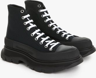 Alexander McQueen Baskets Tread Slick en toile de coton