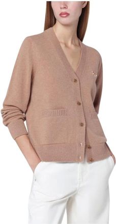 Maison Kitsuné Damen, Strickwaren, Braun, SGröße