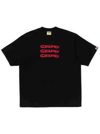 A Bathing Ape t-shirt à logo imprimé - Noir