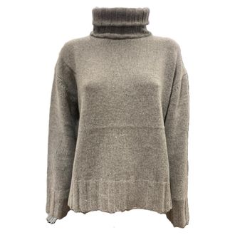 Cat Noir Damen, Strickwaren, Beige, LGröße