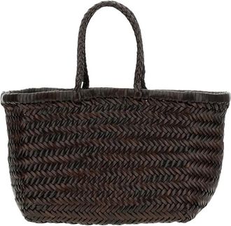 Dragon Diffusion Femme, Sacs, Brun, Taille: ONE Size Woven Leather Tote