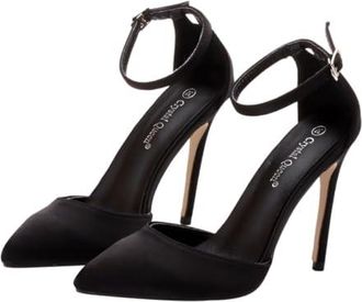 Yarnow Sandales &agrave; Talons Fins &Eacute;l&eacute;gantes pour Femme Chaussures Mode Confortables Talons Hauts Transparents Design Raffin&eacute; et Style &Eacute;l&eacute;gant pour Soir&eacute;es et &Eacute;v&eacute;