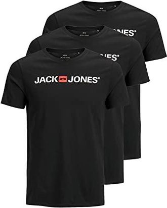 Jack & Jones Lot de 3 t-Shirts pour Homme, XL
