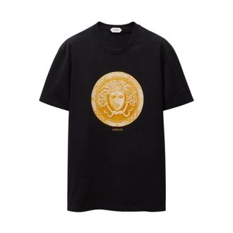 Versace Homme, Tops, Noir, Taille: M T-Chemises