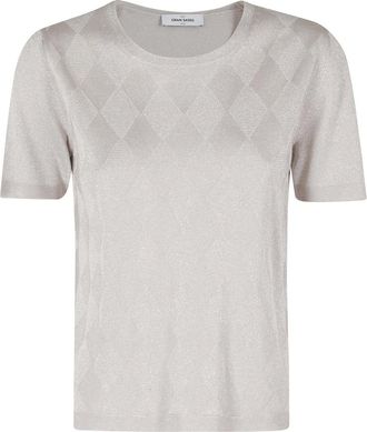 Gran Sasso Femme, Pulls, Gris, Taille: 42 FR Pull Ras du Cou