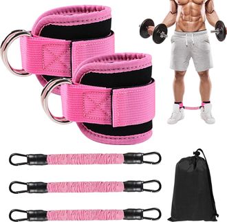 Generico Widerstandsb&auml;nder f&uuml;r Training, multifunktionales Krafttrainingsger&auml;t mit Widerstandsband f&uuml;r Kn&ouml;chel und Bein, f&uuml;r Frauen und Familie, Fitnessstudio 