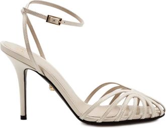 Alev&igrave; Femme, Chaussures, Beige, Taille: 38 1/2 EU Blake 95 Roger Charme Sandal