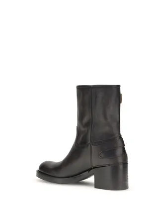 Chlo&eacute; Womens Ankle Boots Dakota Black