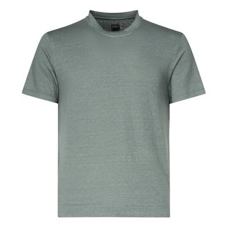 Fedeli Leinen Flex T-Shirts und Polos - - Tops - Herren - Gr&uuml;n - M