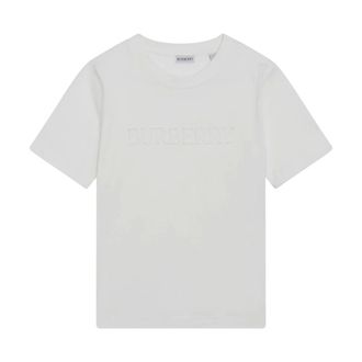 Burberry Femme, Tops, Blanc, Taille: 40 FR T-shirt Frankie