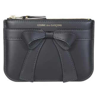 Comme Des Gar&ccedil;ons Big Bow Wallet - - Accessories - Damen - Schwarzk - ONE SIZE