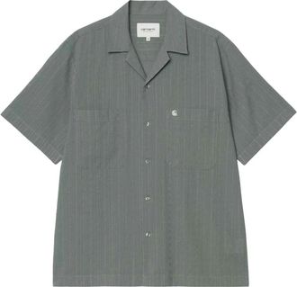 Carhartt Work in Progress Homme, Chemises, Vert, Taille: XL S/S Gareth Shirt