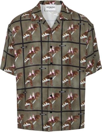 Iceberg Homme, Chemises, Multicolore, Taille: XL Chemise Oversize