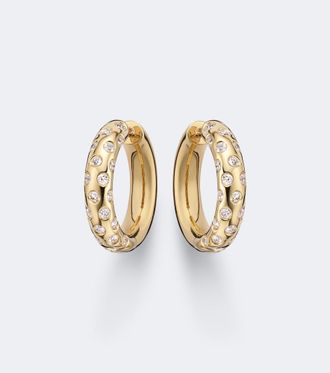 Anita Ko Ohrringe Cosmo aus 18kt Gelbgold mit Diamanten