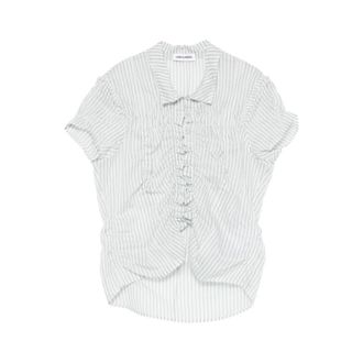 Low Classic Gestreiftes R&uuml;schenhemd - - Blouses & Shirts - Damen - Mehrfarbig - L