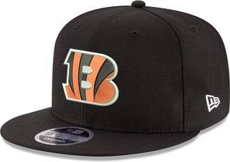 New Era Cincinnati Bengals NFL First Colour Base Schwarz Verstellbare 9Fifty Snapback Cap - One-Size
