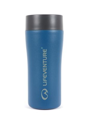 Lifeventure One-Touch-Thermobecher, 360&deg;-Push-Klick-Deckel, 350 ml, Kobalt