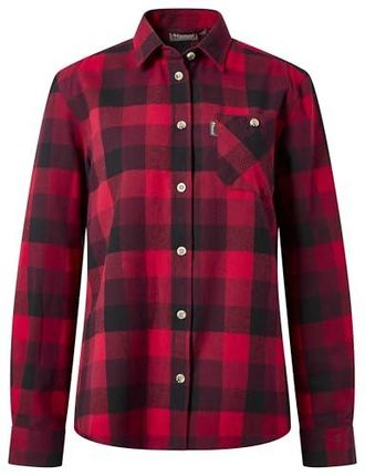 Pinewood Wildmark, Chemise en Flanelle Femme, Surchemise &agrave; Carreaux, Coton bross&eacute;, Coupe Classique