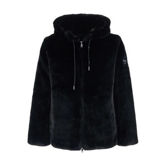 Tatras Homme, Vestes, Noir, Taille: 2XL Hooded Faux Fur Jacket
