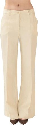 P.A.R.O.S.H. P.a.r.o.s.h., Femme, Pantalons, Beige, Taille: 40 FR Raisa26 Wide Pantalons