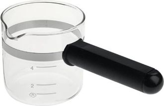 Krups Krups Glaskrug F02742 | Schwarz | Glas | Ersatzkanne aus Glas für Espressomaschinen