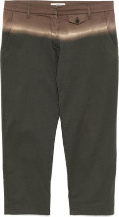 Prada Prada Cropped-Hose mit Farbverlauf 2004 - Braun