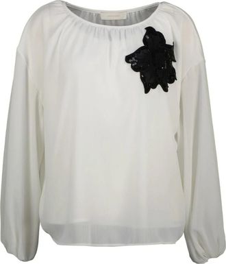 Amélie & Amélie Femme, Blouses et Chemises, Blanc, Taille: 42 FR Murcie Top