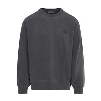 Carhartt Work in Progress Schwarzer Sweatshirt Aw25 Komfort Stil - - Sweatshirts & Hoodies - Herren - Schwarzk - S