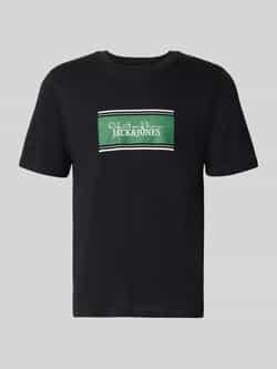 Jack & Jones Regular Fit T-Shirt mit Logo-Print Modell Buster