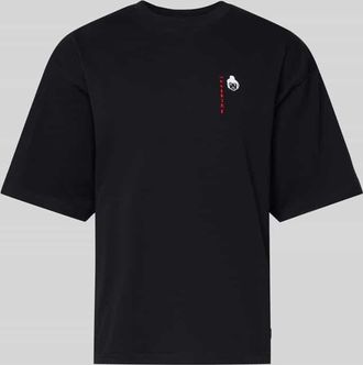 Woodbird T-Shirt mit Label-Detail Modell Beam