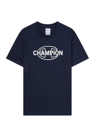 Champion Legacy Herren Graphic Crewneck T-Shirt XL Blau, blau, XL