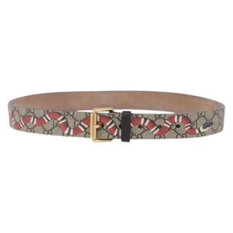 Gucci Ceinture Vintage Pre-owned - Femme - Pre-owned - Beige - Taille: ONE Size
