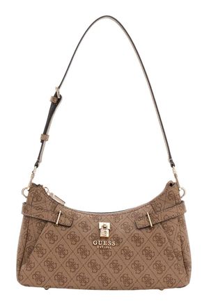 Guess Schultertasche Yesba Shoulder Bag Latte Logo hellbraun
