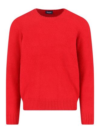 Drumohr Pull Col Rond - Rouge