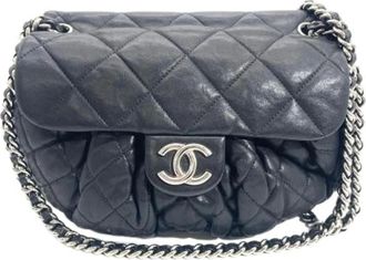 Chanel Pre-owned Sac bandouli&egrave;re vintage - Femme - Pre-owned - Noir - Taille: ONE Size