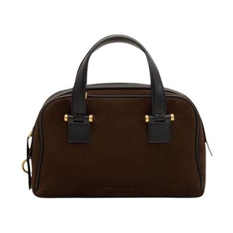 Ami Georges Petit Sac Bowling - Femme - Sacs - Brun - Taille: ONE Size